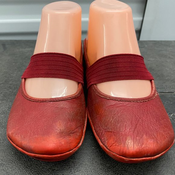 Camper | Shoes | Camper Red Leather Slip On Shoes Size 3435us | Poshmark